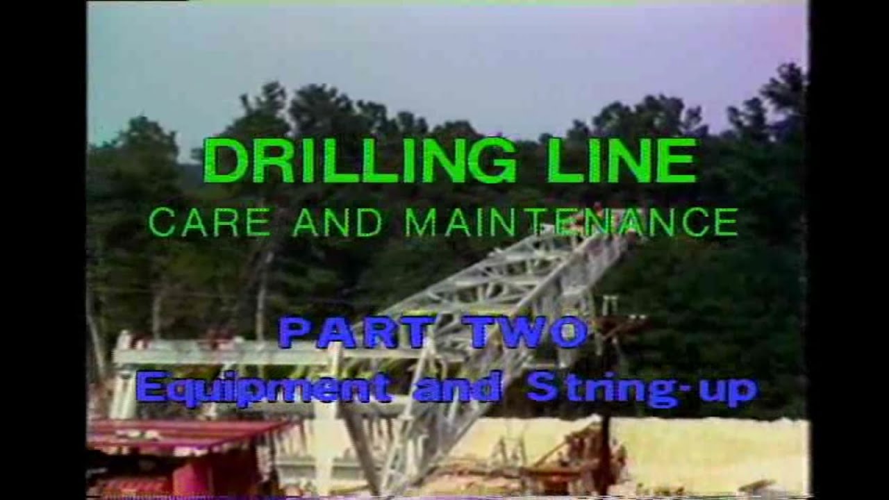Drilling Line Maintenance Part 2 - YouTube