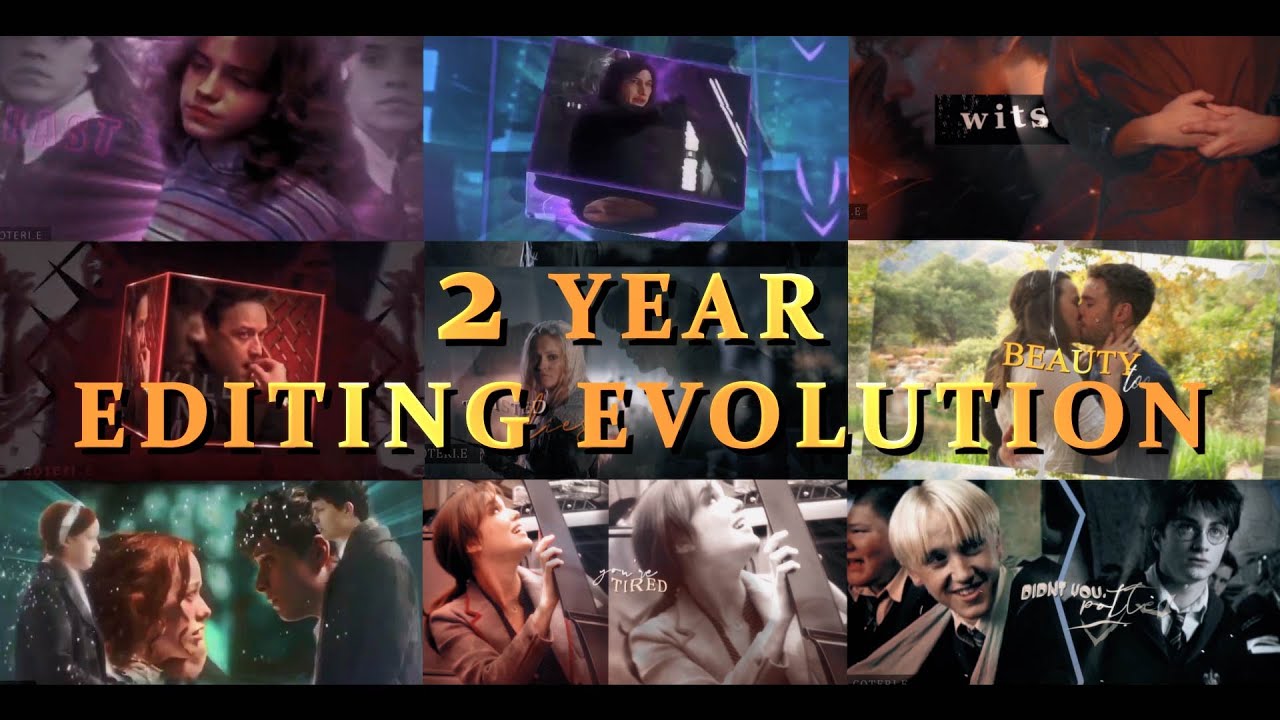 my 2 year editing evolution - YouTube