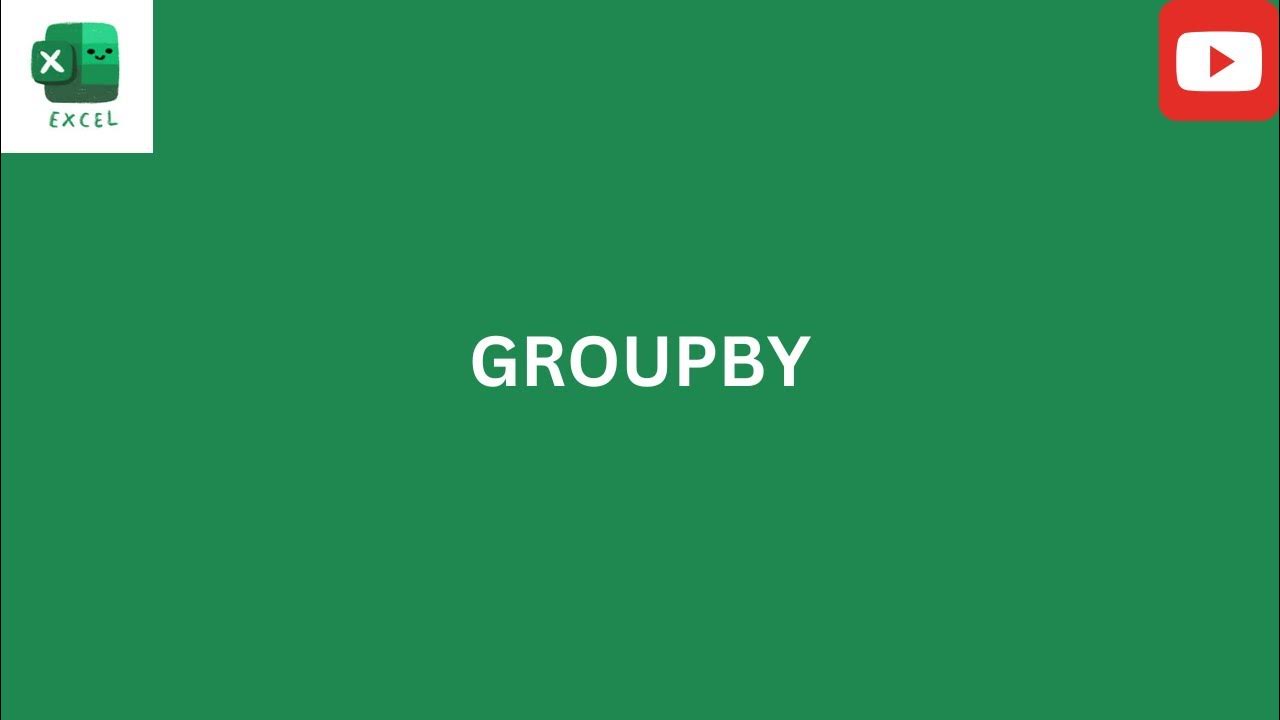 Mastering Data Analysis : Using Group By as an alternative to Pivot Tables - YouTube