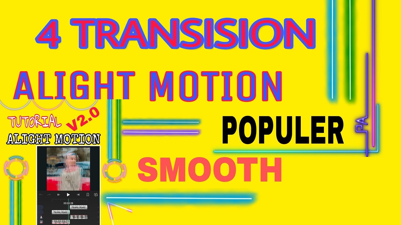 Tutorial Alight motion Transitions Inspired AE - YouTube