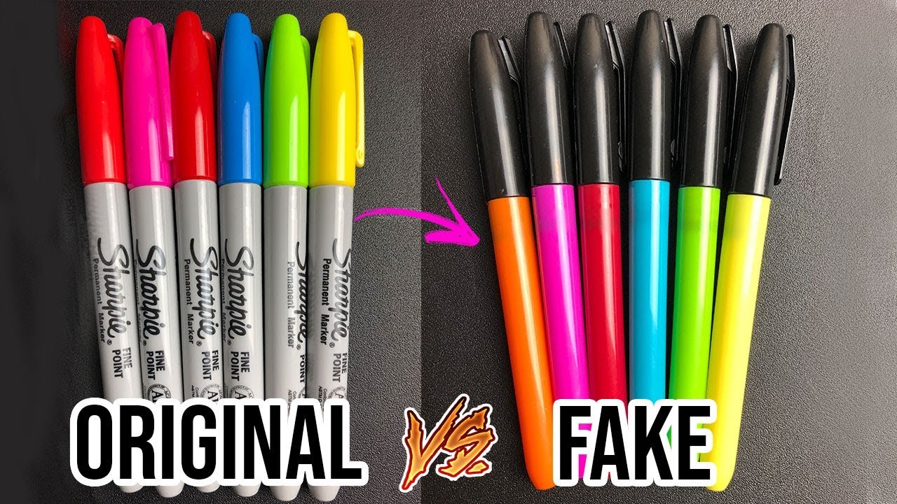 TESTANDO ORIGINAL VS FAKE - UM REAL OU SHARPIE ? - YouTube