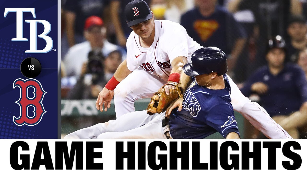 Rays vs. Red Sox Highlights (9/8/21) | MLB Highlights - YouTube