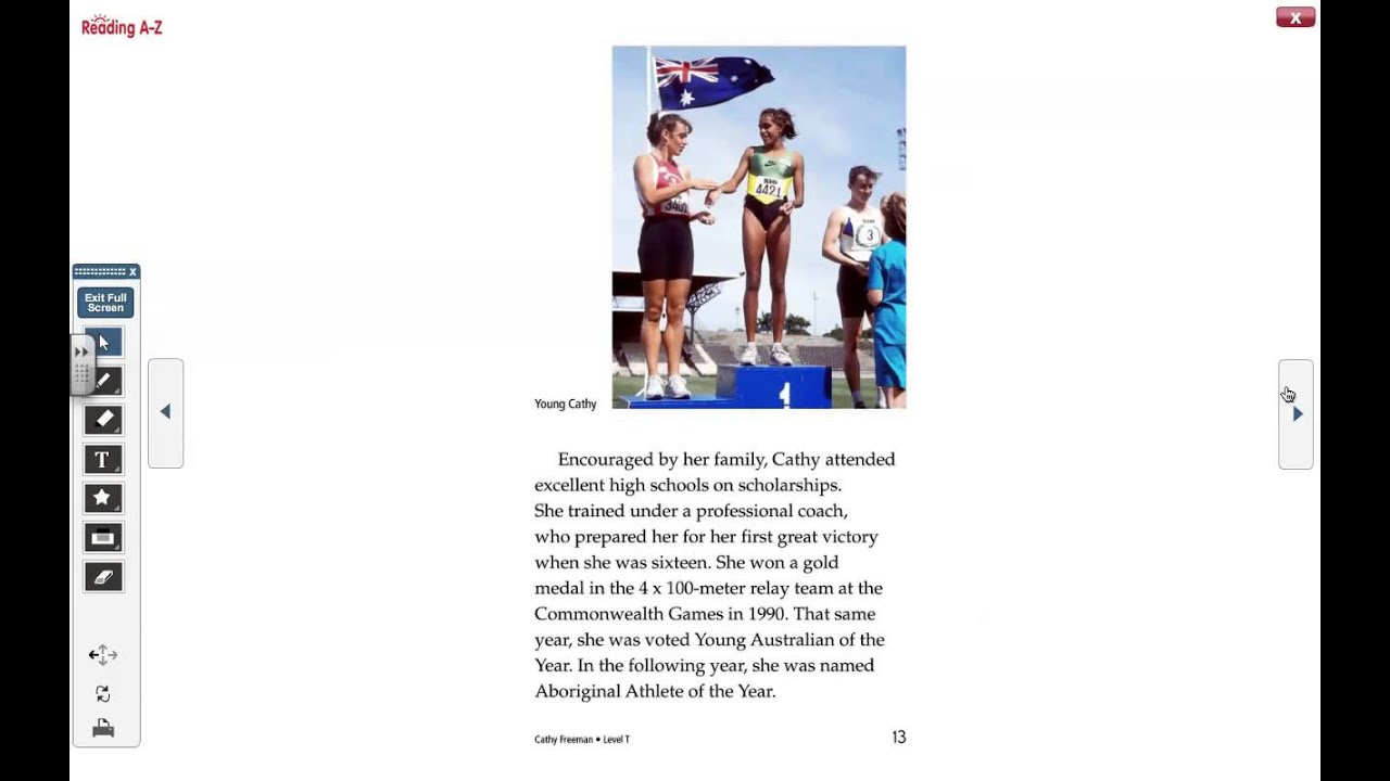 Cathy Freeman Audio Book - YouTube