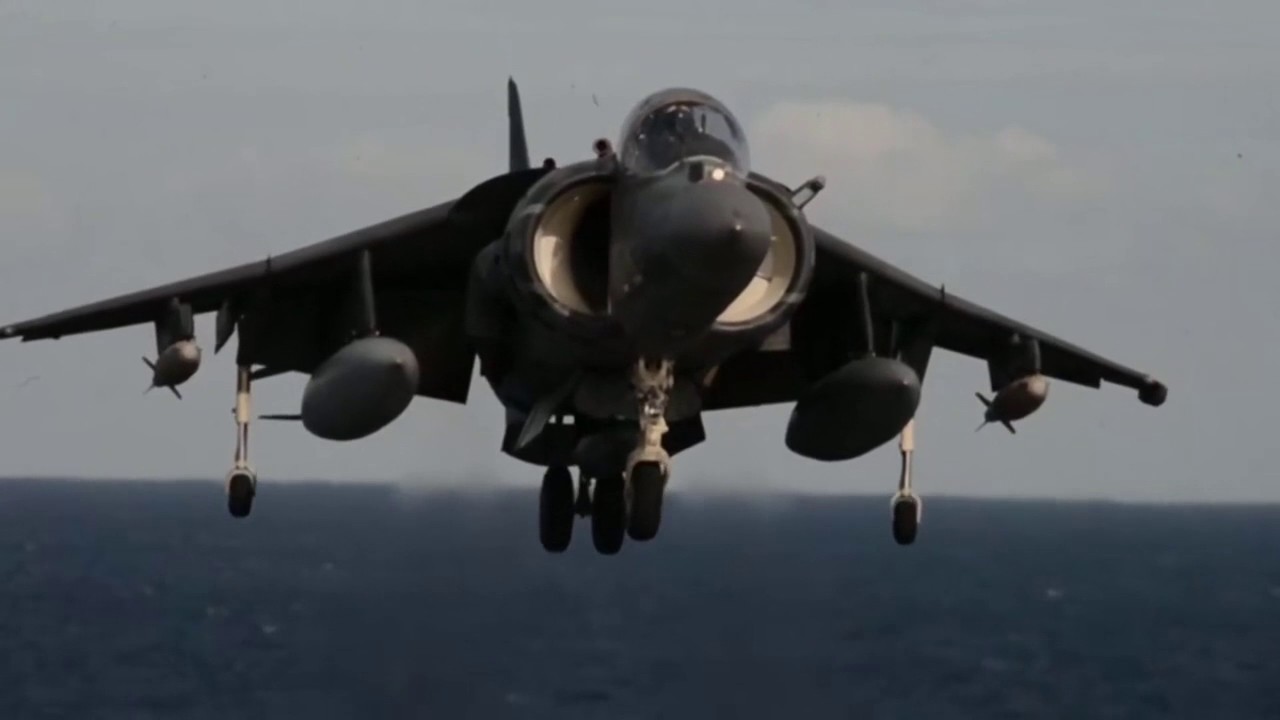 Operations on board USS Wasp during Operation Odyssey Lightning - YouTube