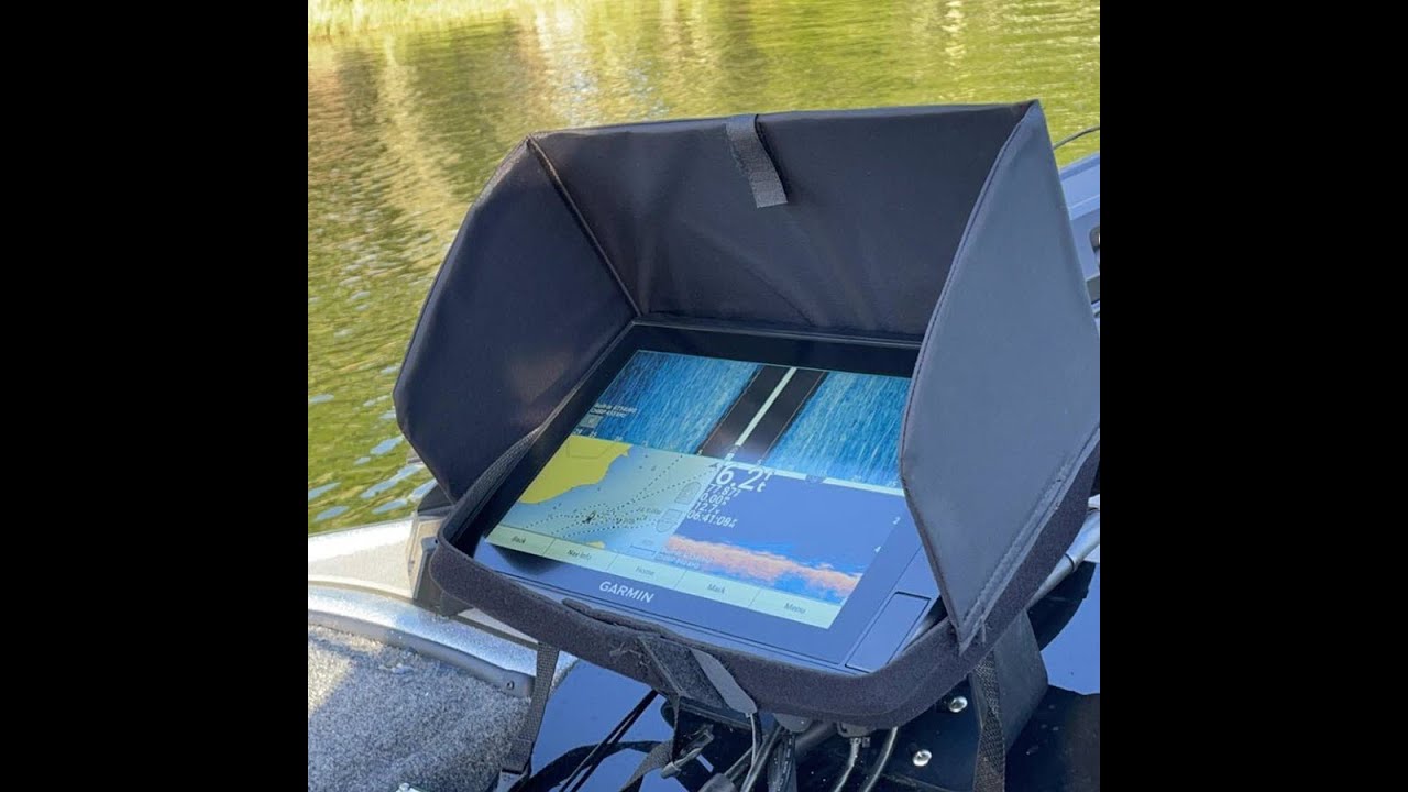 RipaLip marine electronics SunShade / Visor. For Humminbird, Lowrance ...