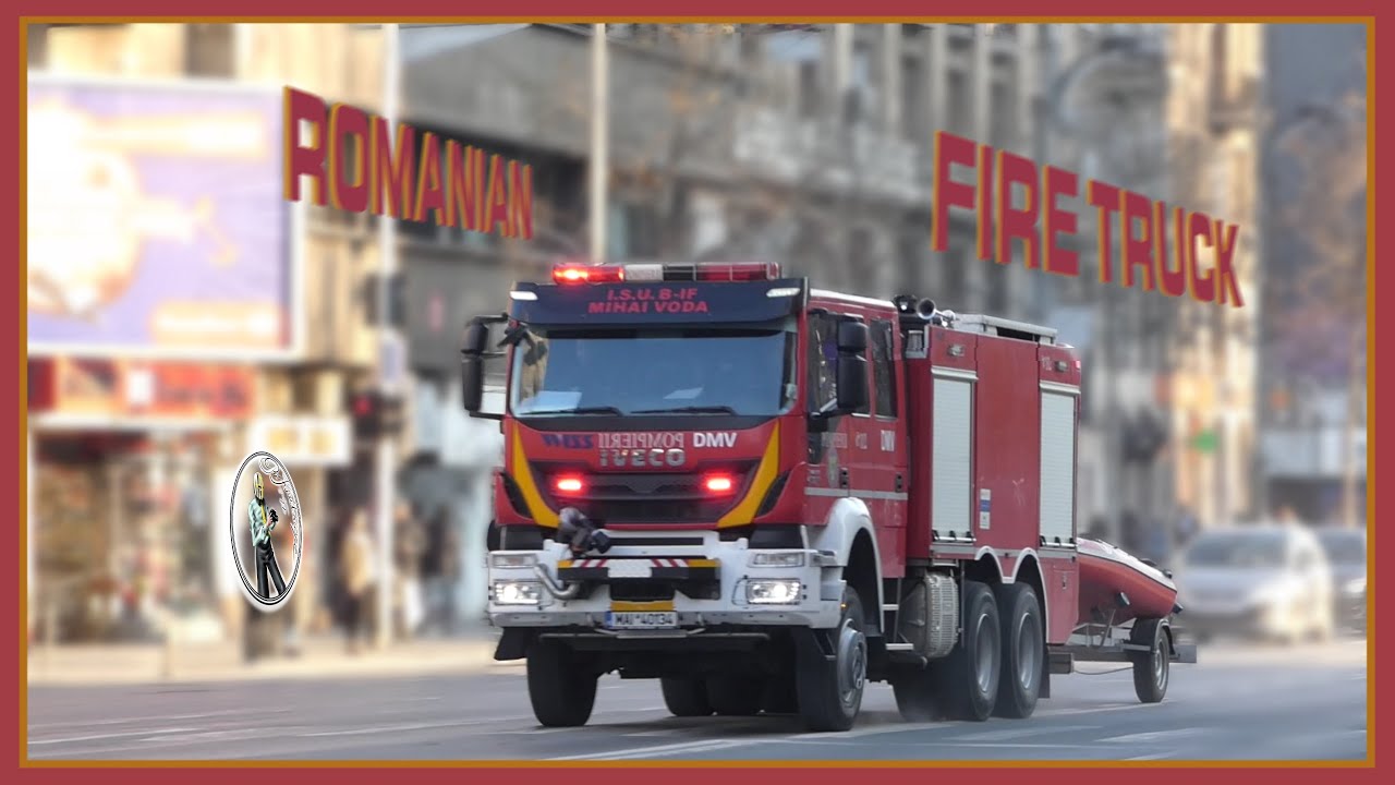 Emergency Call: Romanian Firefighter Iveco Truck | Camion de Pompieri ...