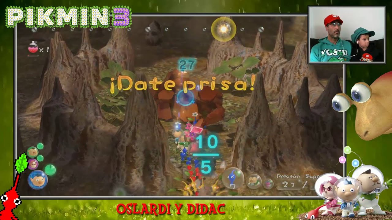 DIA 33 DE PIKMIN 3 JEFE FINAL 1 PARTE - YouTube