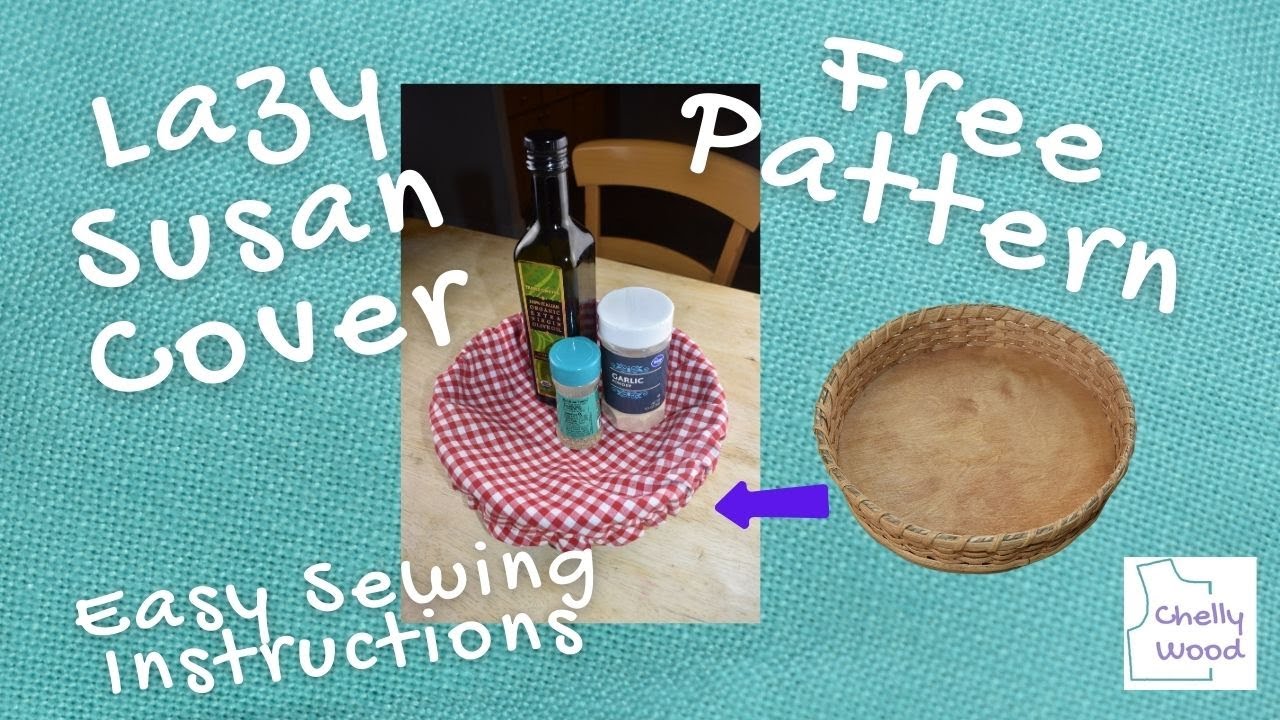 Crafts: How to Make a Lazy Susan Cover #fabriccrafts # ...