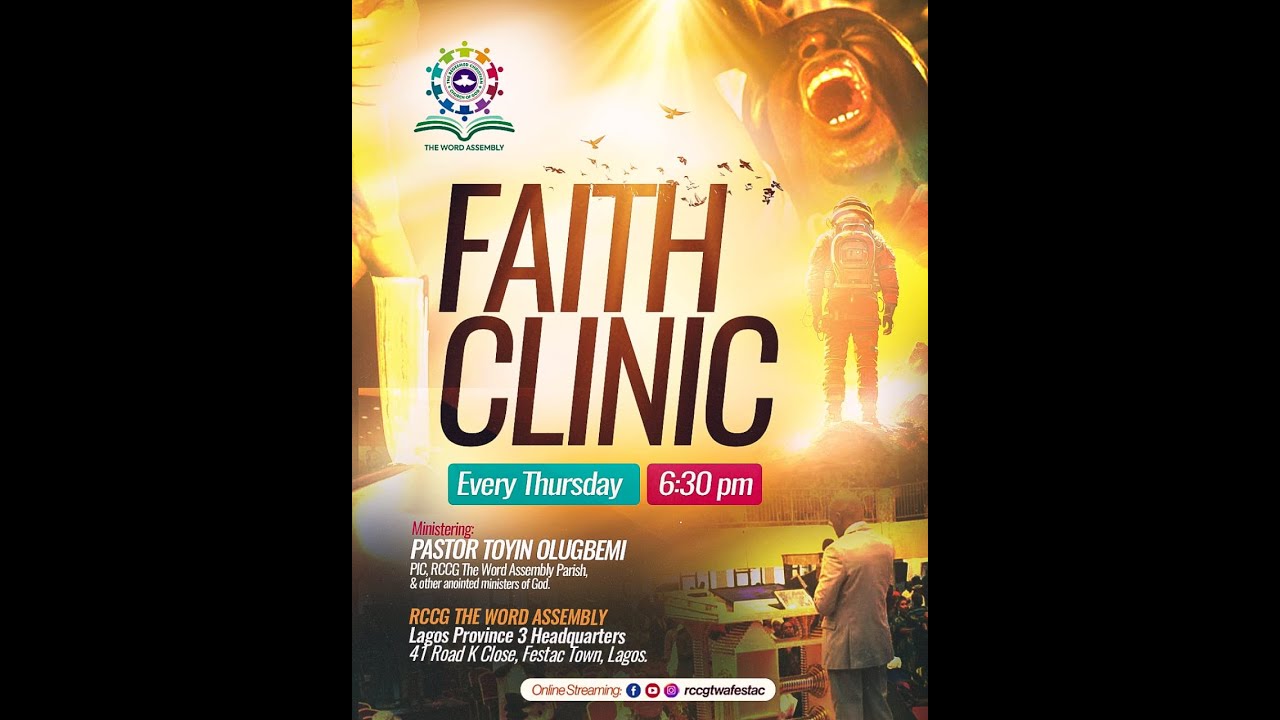 FAITH CLINIC SERVICE || 26TH SEPTEMBER 2024 || RCCG TWA LP3 - YouTube