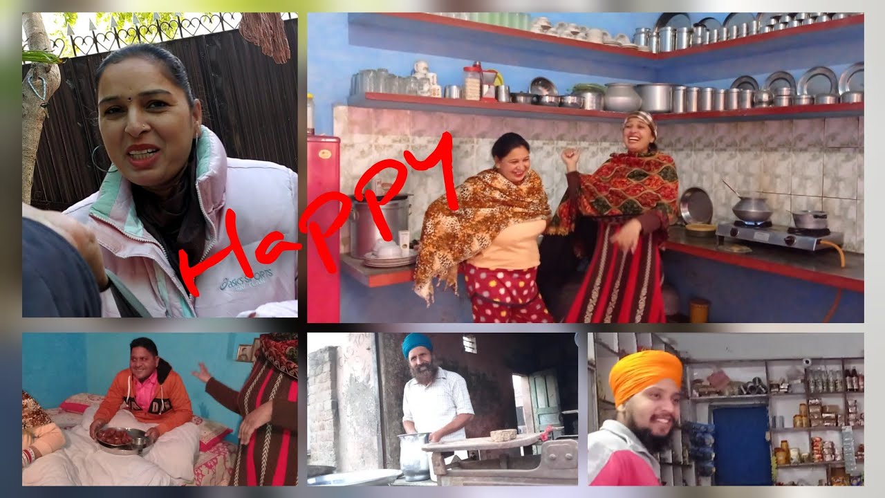 आज मलकीत कौर पहुंची गांव साहल मिली अपनी बहन से 1 साल बाद 🤗 with Desi ...
