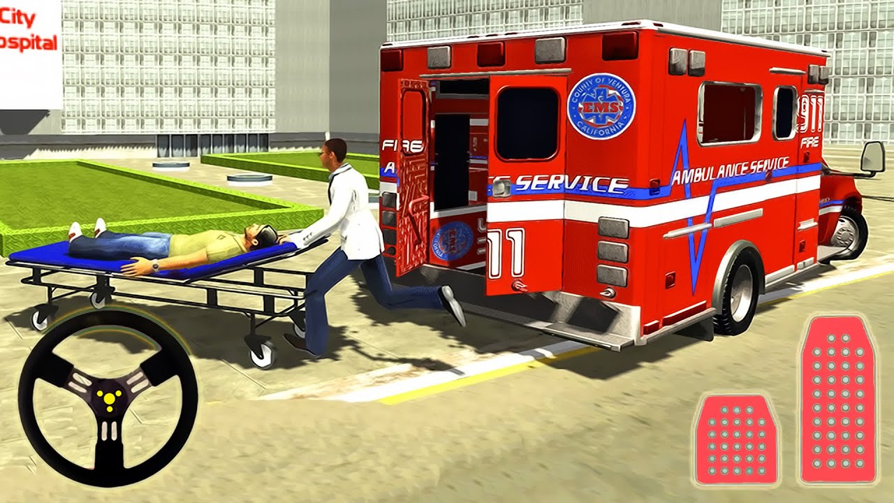 Ambulance Rescue Game - City Emergency VAN Driving Simulator | Android ...