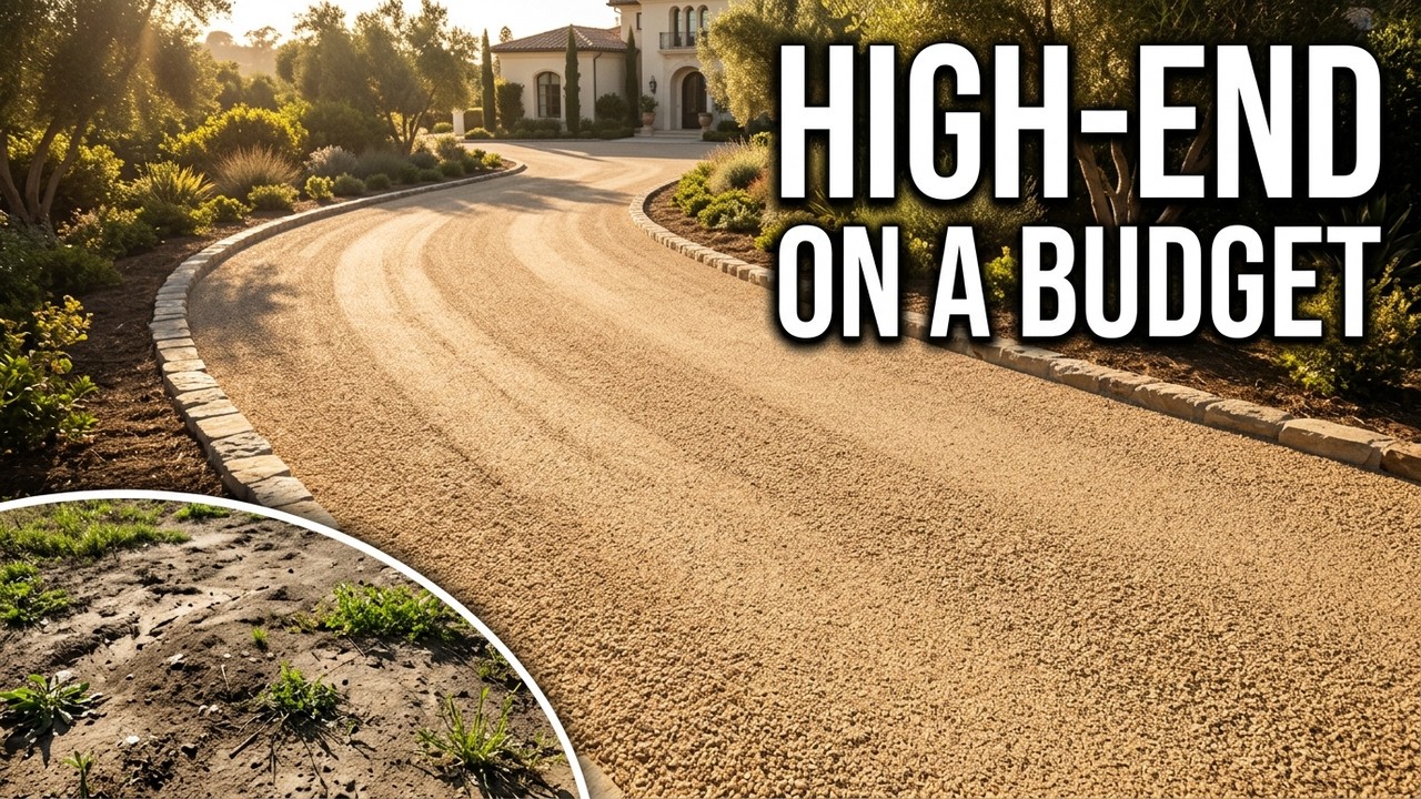 How to Build Decomposed Granite Driveway for half the cost of concrete ...