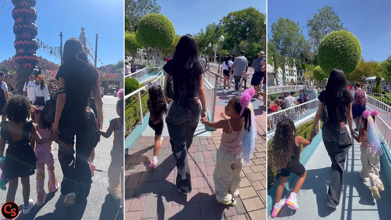 Kylie Jenner Visit Disneyland With Stormi, True, Chicago and Dream ...
