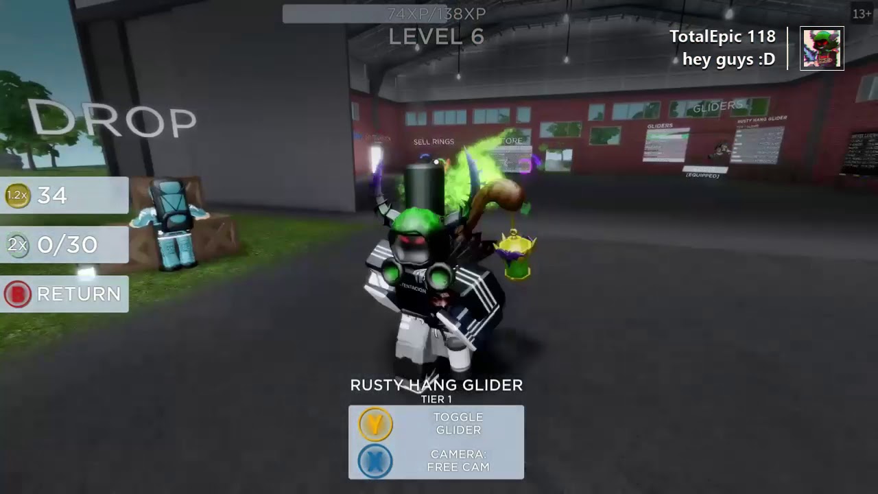 Roblox hang gliding simulator °short gameplay basic° - YouTube