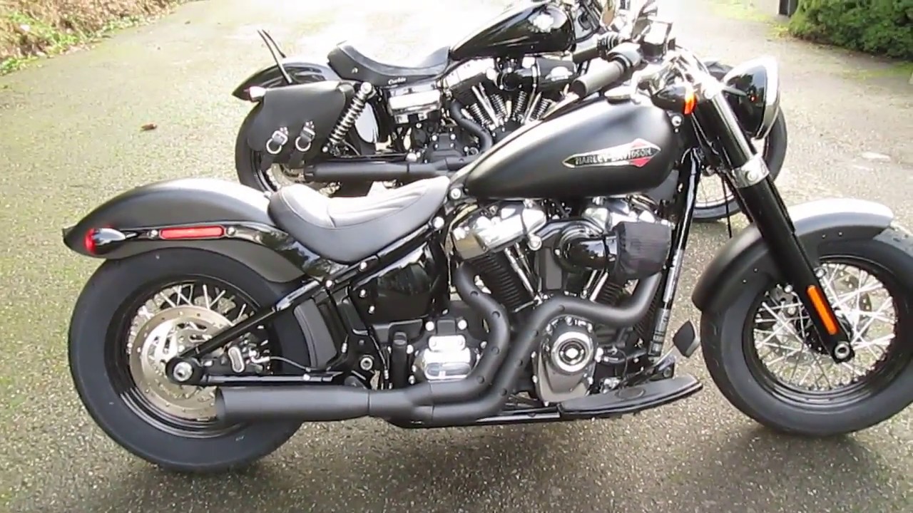Hacker Custom Exhaust 2018 Softail T/T Header - YouTube