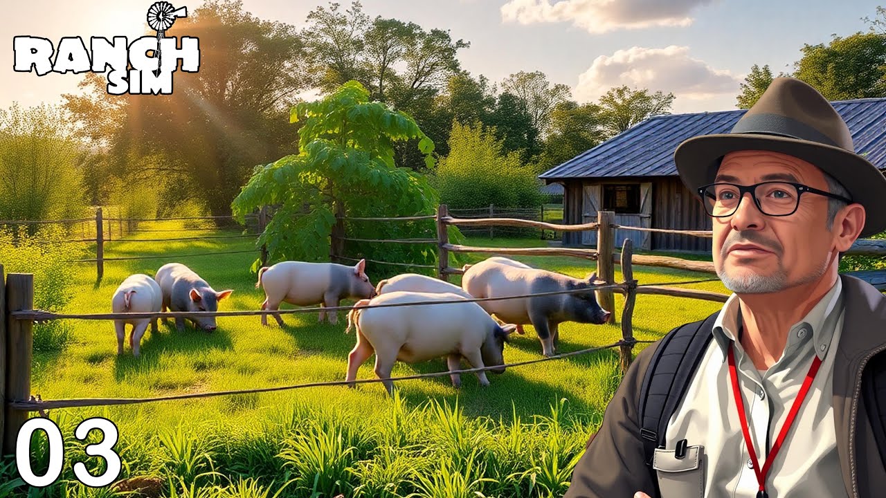Buy A Pigs For Expanding My Ranch | Ranch Sim | 03 - YouTube