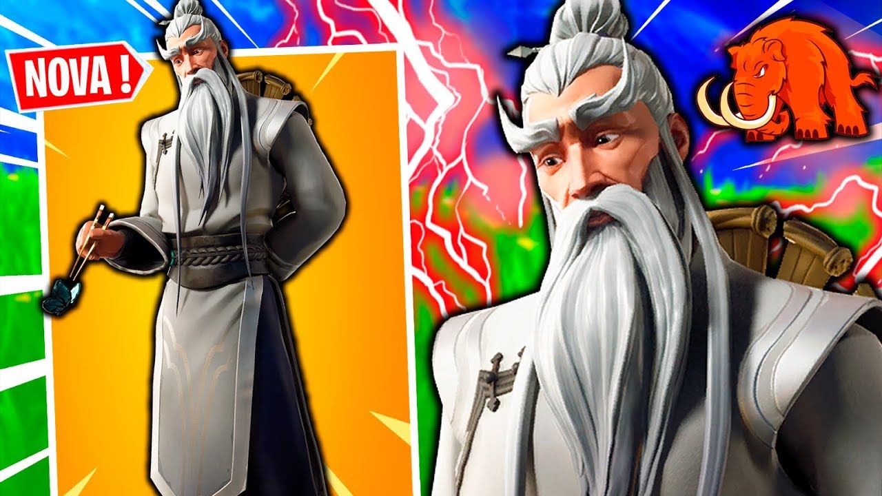 A NOVA SKIN DO VELHO MESTRE SHIFU - Fortnite - YouTube