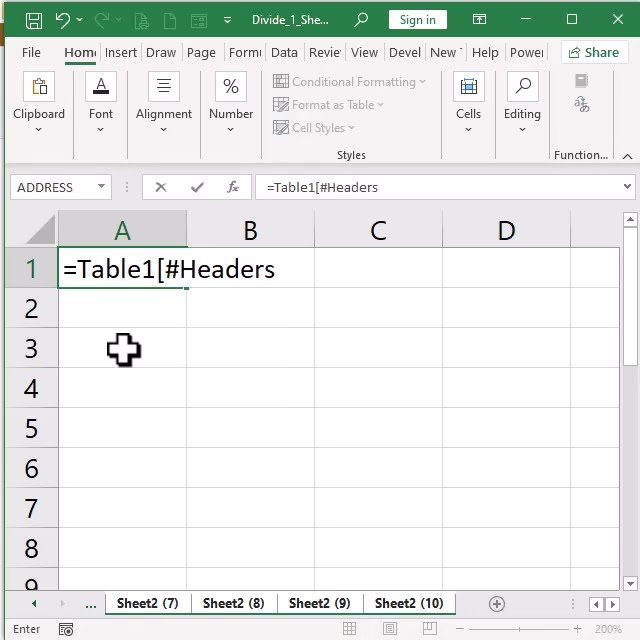 Split Data In Excel Into Multiple Sheets Using Functions Youtube 9897
