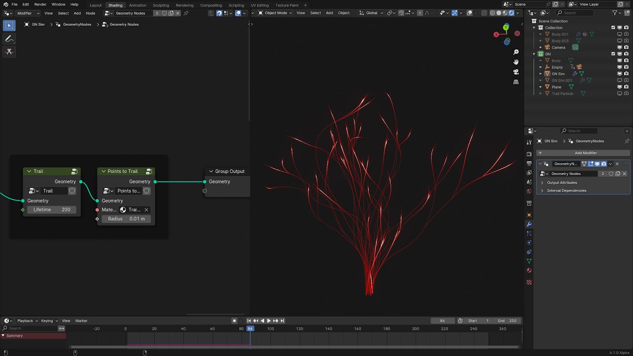 Blender 4.1 Particle Trails! (Updated) - YouTube