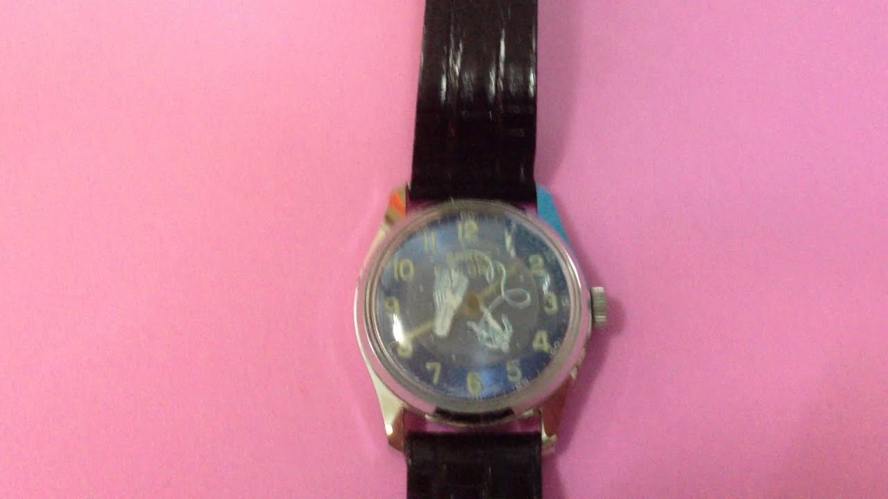 Vintage Bradley Space Explorer Mechanical Watch - YouTube