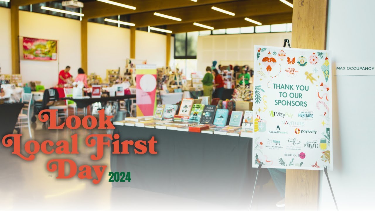 Look Local First Day - Holiday Sip & Shop - YouTube