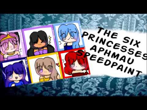 The Six Princesses // A Royal Tale // Aphmau Speedpaint - YouTube