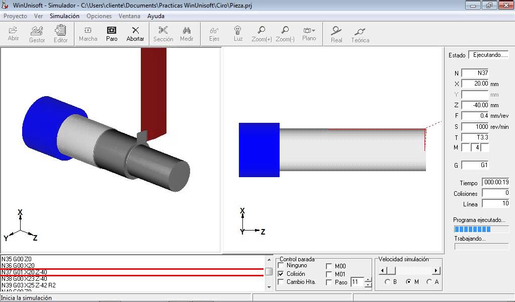 Simulacion winunisoft - YouTube
