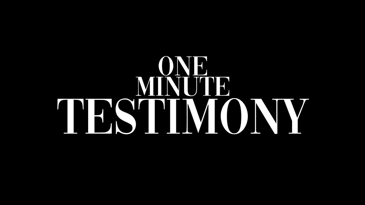 Aaron Yusef Johnson 1 Minute Testimony - YouTube