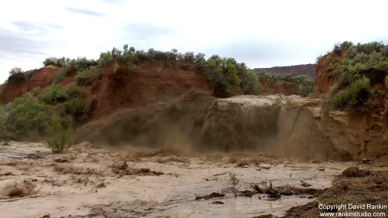 Massive Flash Flood, Grand Staircase Utah August 4th 2016 - YouTube