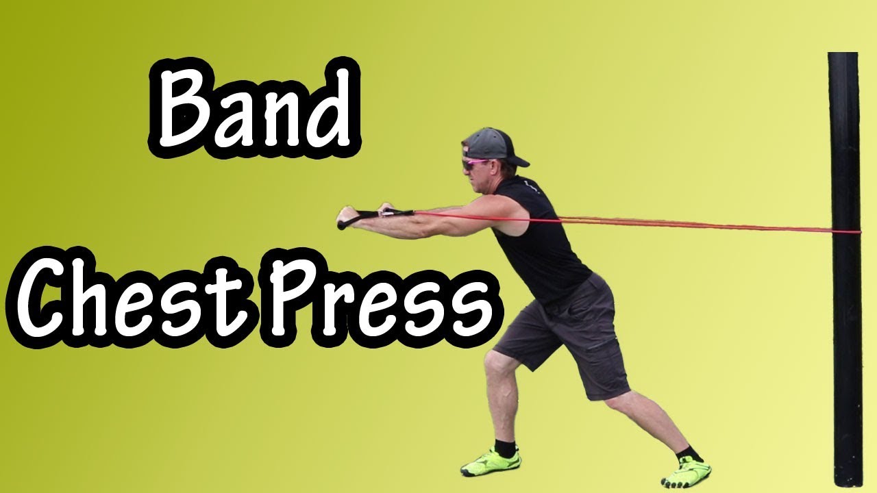 Beginner Resistance Band Chest Press - Chest Press With Resistance ...