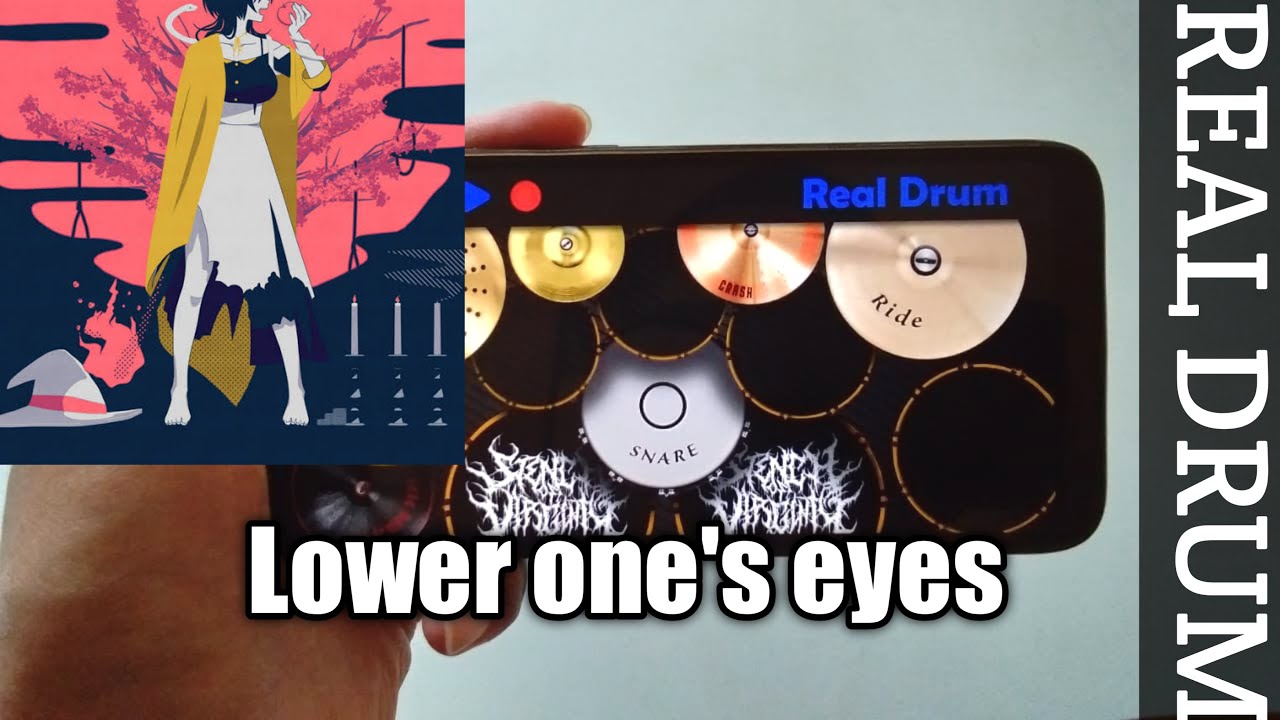 Lower one's eyes (Real Drum Cover) - YouTube