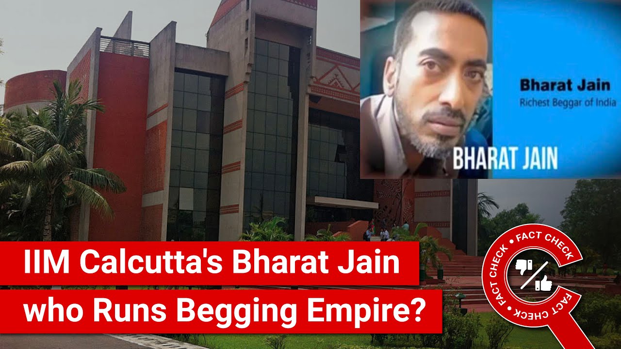 FACT CHECK: Viral Photo Shows IIM Calcutta Alum Bharat Jain who Runs ...