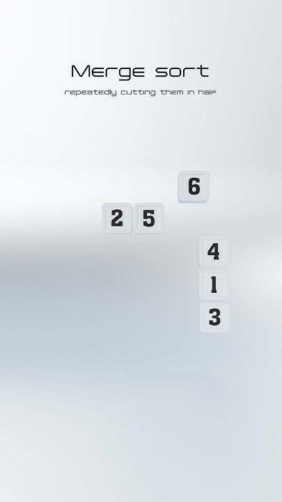Merge Sort Algorithm Explanation In 3d Algorithm Programming Coding