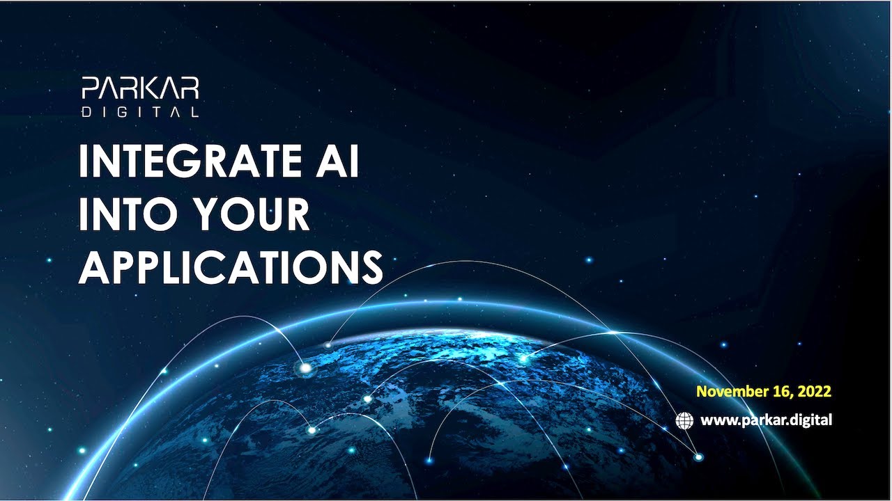 Integrating AI for applications - ITOps and Retail industry - YouTube