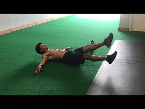 Alternating Supine Straight Leg Scissor Kicks - YouTube