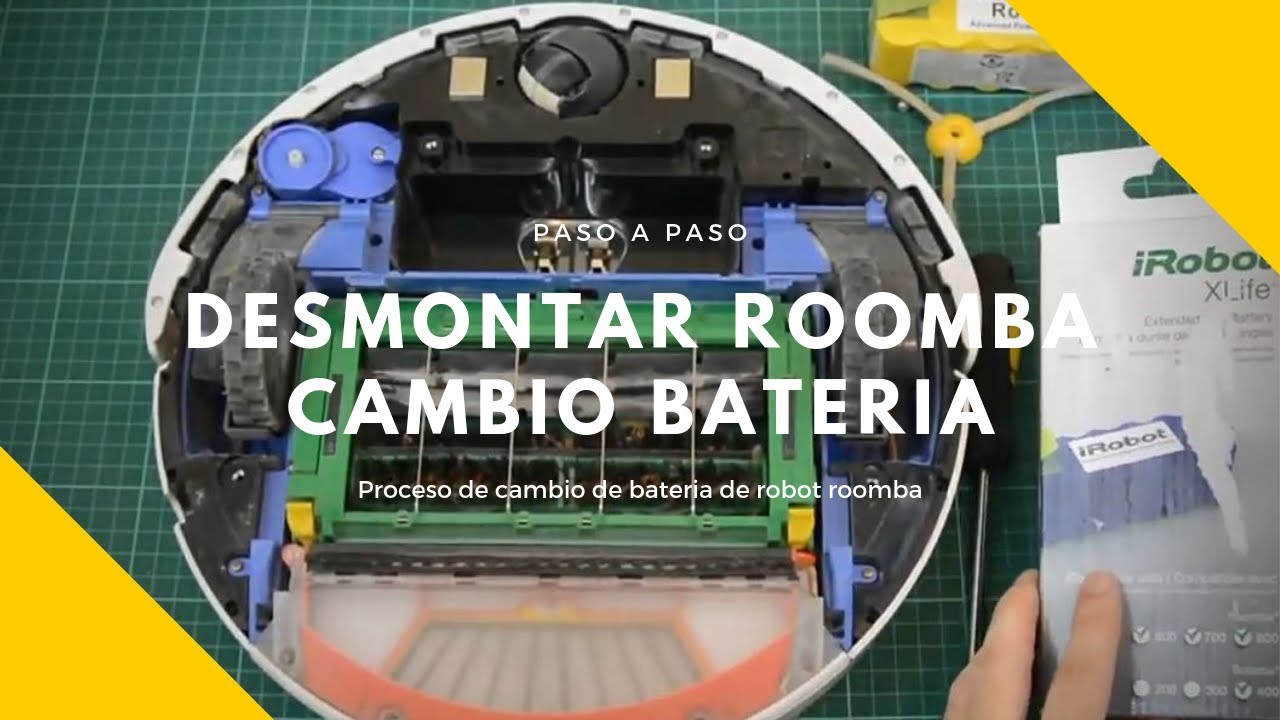 Desmontando: Roomba y cambio de batería - Roomba 400 500 600 700 800 ...