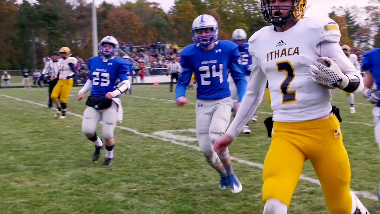 Ithaca at Montague - 2017 Football Playoff Highlights on STATE CHAMPS ...