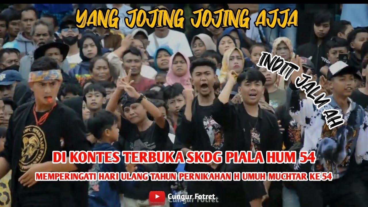 keseruan para pamilon di kontes SKDG piala HUM 54, tanjungsari sumedang ...