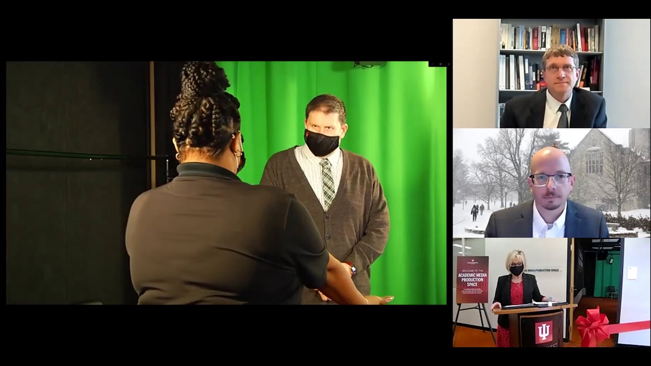 Virtual Ribbon-Cutting - Academic Media Production Space ~IUN~ - YouTube