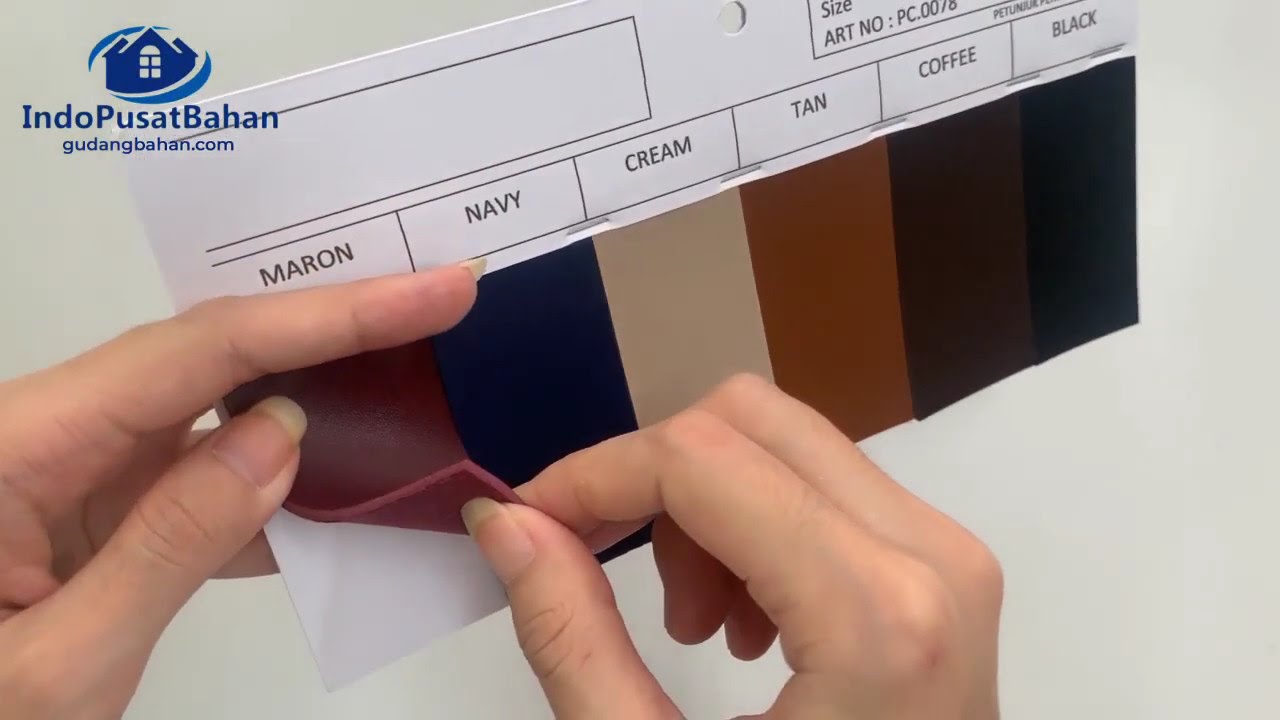 Kulit Imitasi / Bahan Sintetis / PVC Leather (Oscar) - Tunis - YouTube