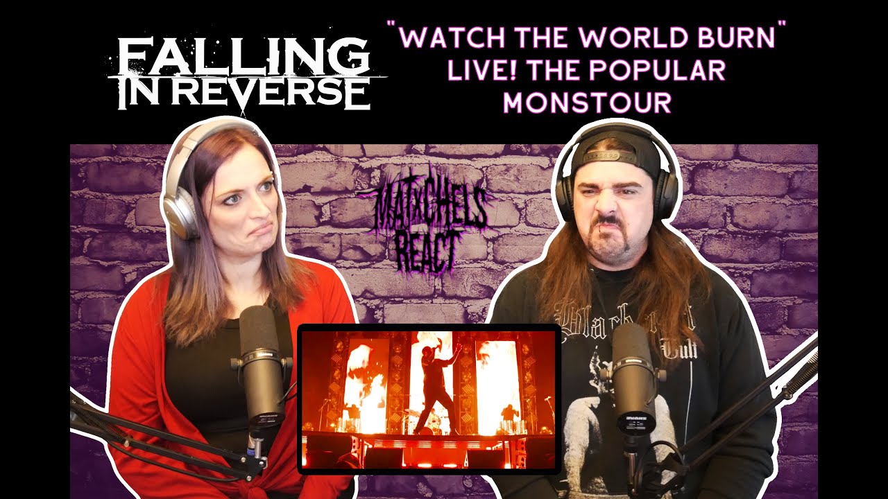 TRIPLE BREAKDOWN?!?! Falling In Reverse - "Watch The World Burn" LIVE ...