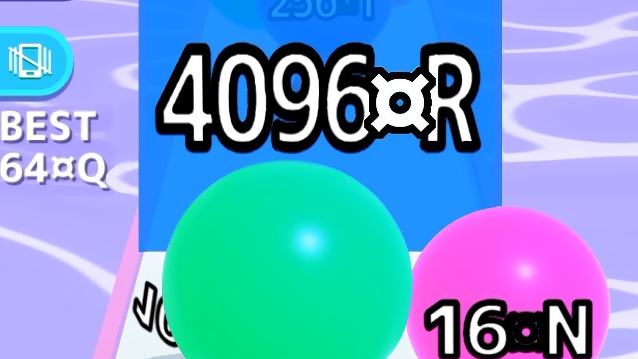 BALL RUN 2048 — INFINITY ∞ '4096 ¤R' MYSTERIOUS SYMBOL ON THE WALL ...