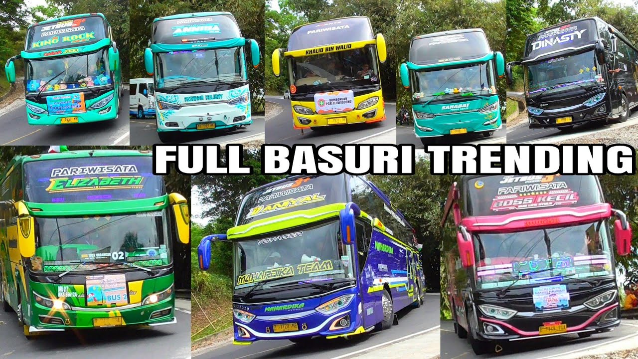 Full Kelakson Bus Telolet Basuri Bus Artis Pulang Dari Pangandaran ...