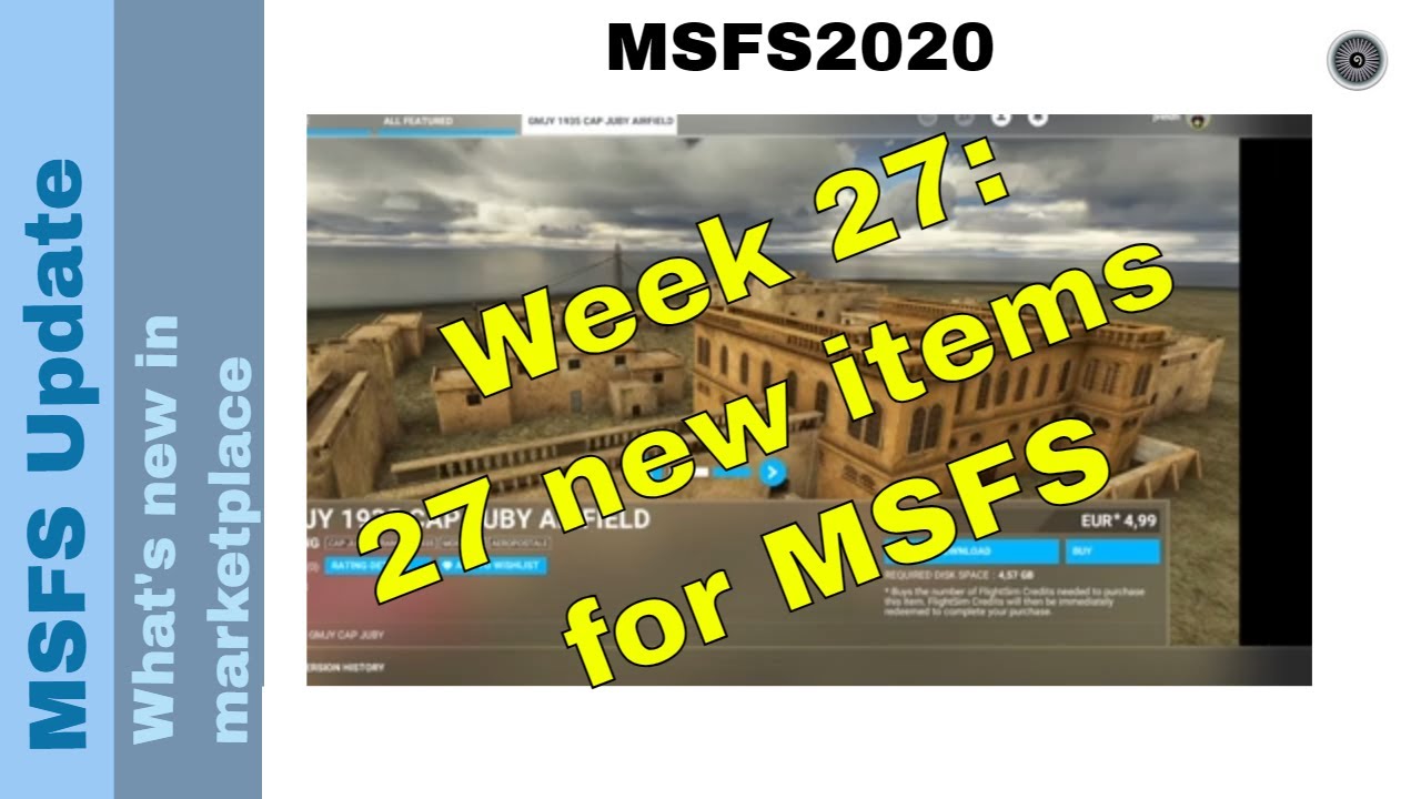 Flight Simulator 2020 - MSFS Update - What's new in the marketplace ...