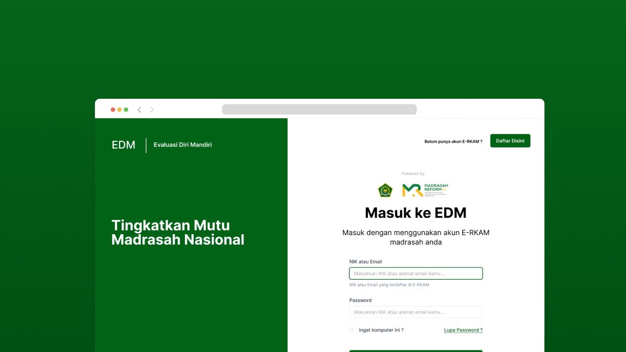 Cara Mengisi EDM 2022 (EDM Beta 2.x) - YouTube