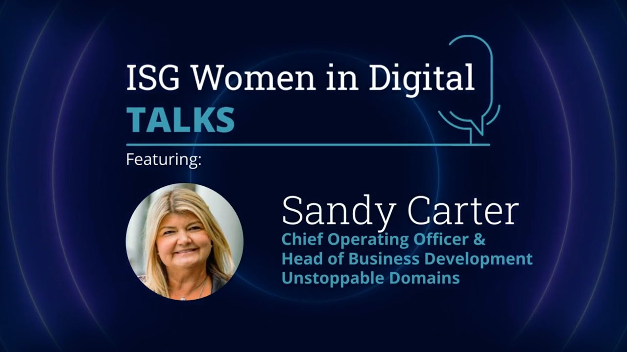 ISG Women in Digital Talks, Episode 3 with Sandy Carter - YouTube