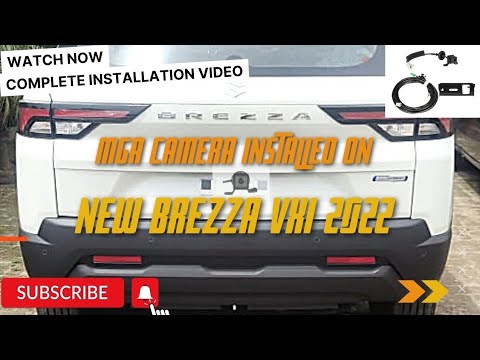 New Maruti Suzuki Brezza 2022 Reverse Camera Fitting | Installation ...