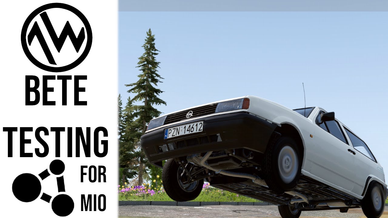 Testing @MioPolo VW Polo (AW Bete) / BeamNG - YouTube