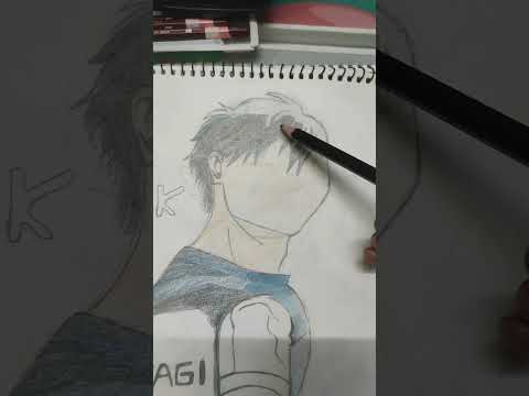 #Isagi drawing blue l⚽ck #artwork - YouTube