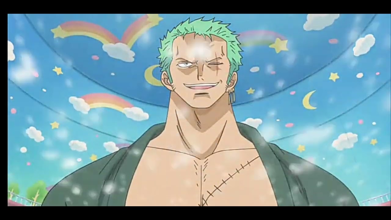 Zoro VS Monet (Mone) English dub One sword style GREAT DRAGON QUAKE ...